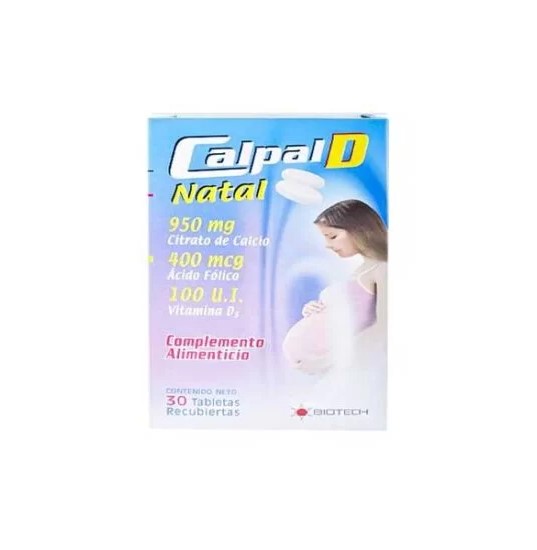 CALPAL D NATAL X 30 TAB | FarmaBien