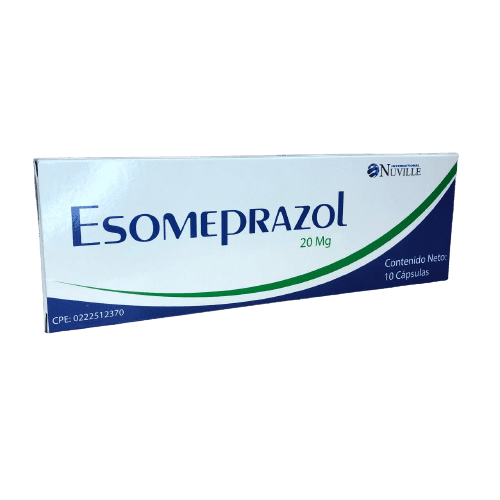ESOMEPRAZOL 20MG X 10CAP NUVILLE | FarmaBien