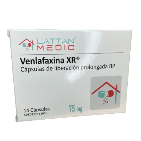 VENLAFAXINA XR 75MG X 14 CAPS | FarmaBien
