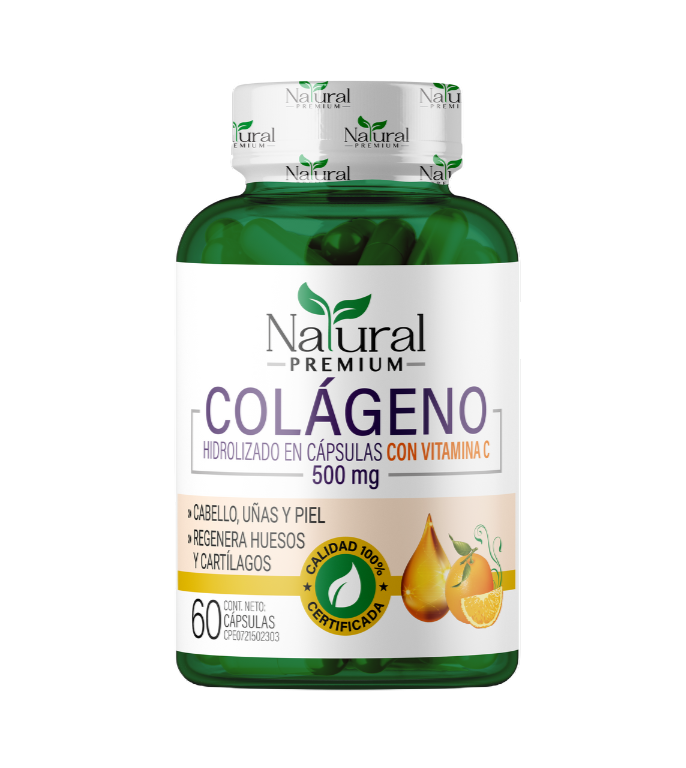 COLAGENO + VIT C X 60CAP NATURAL PREMIUM | FarmaBien