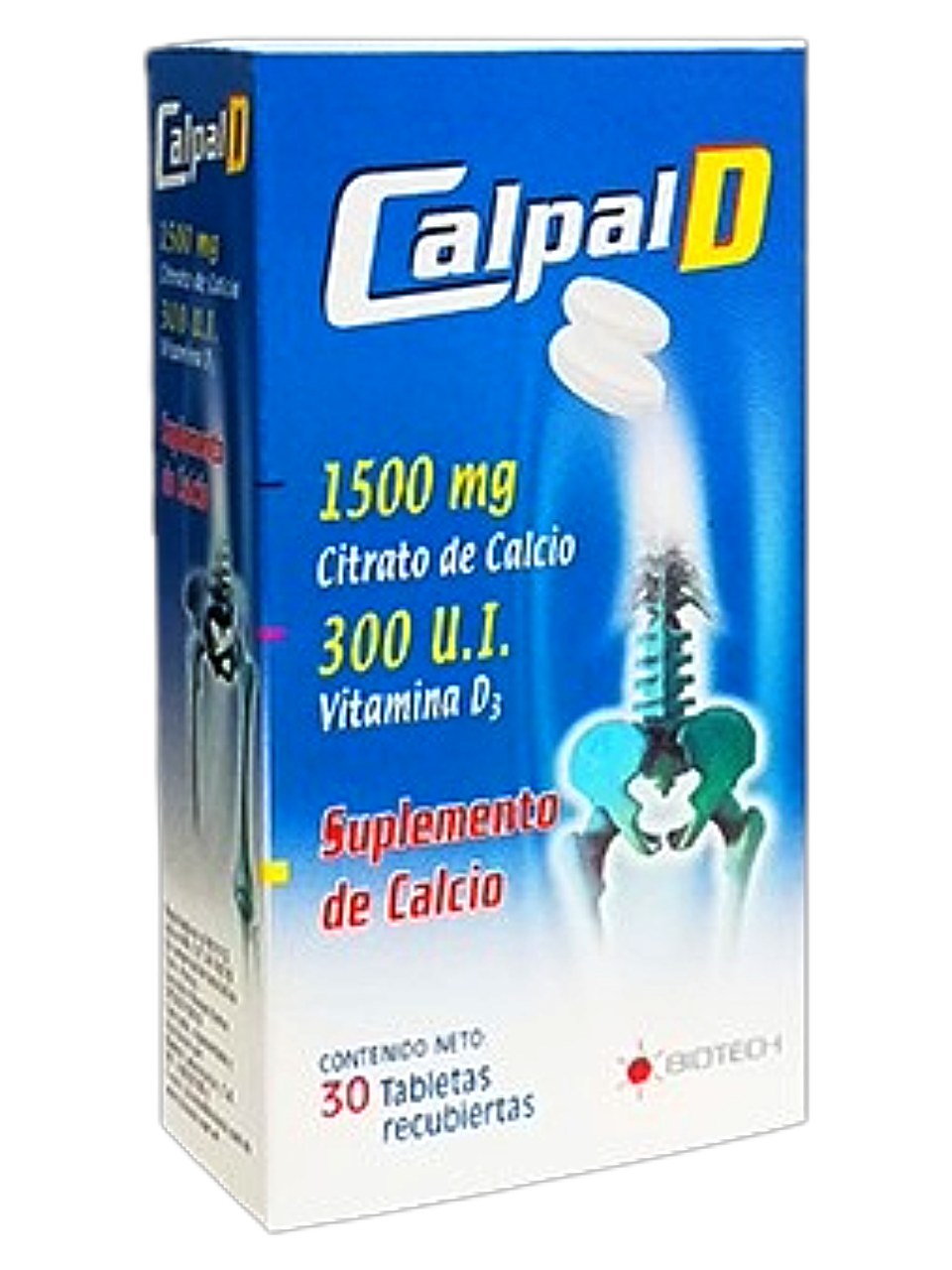 CALPAL D X 30TAB RECUBIERTA | FarmaBien