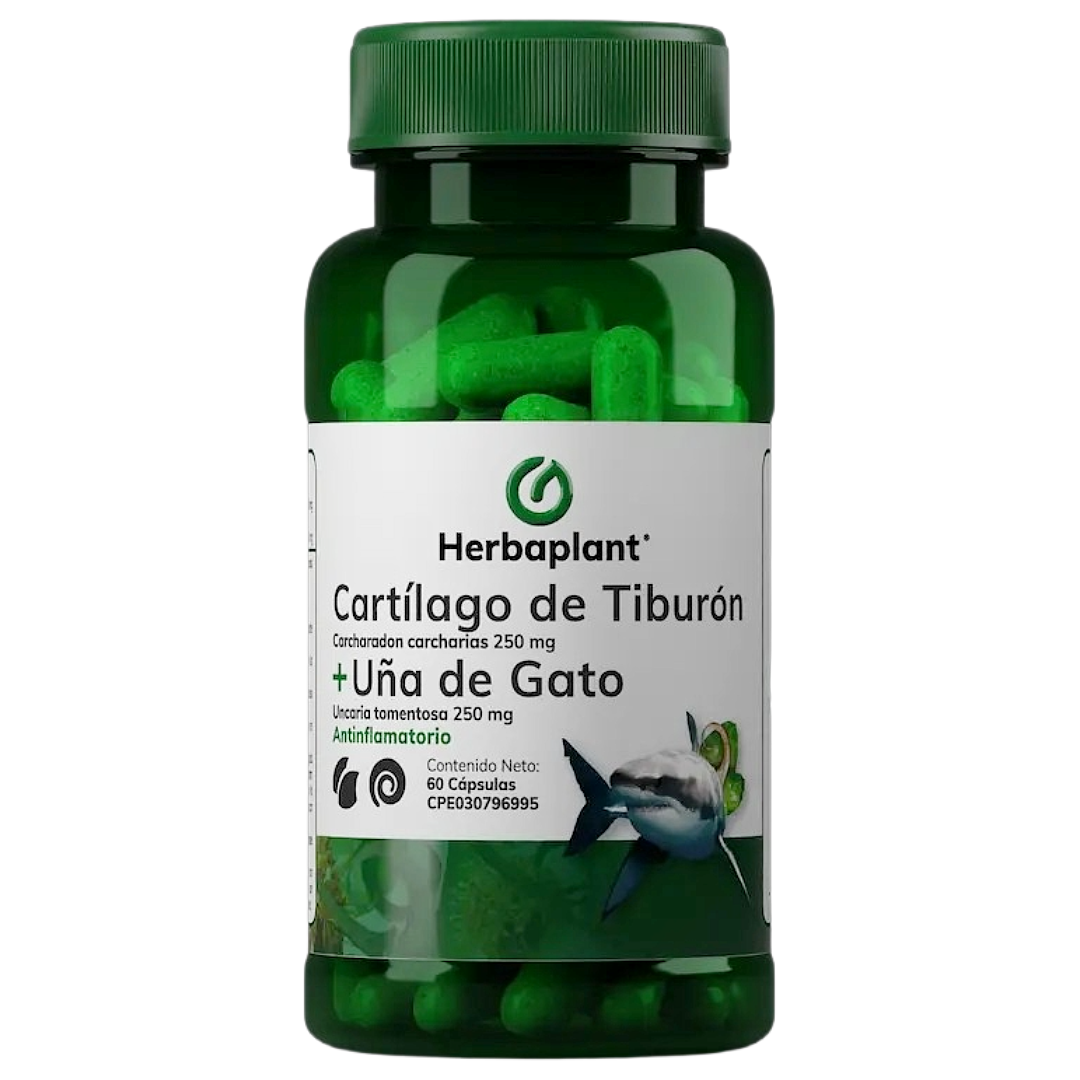 CARTILAGO DE TIB+UÑA DE GATO X 60CAP HER | FarmaBien