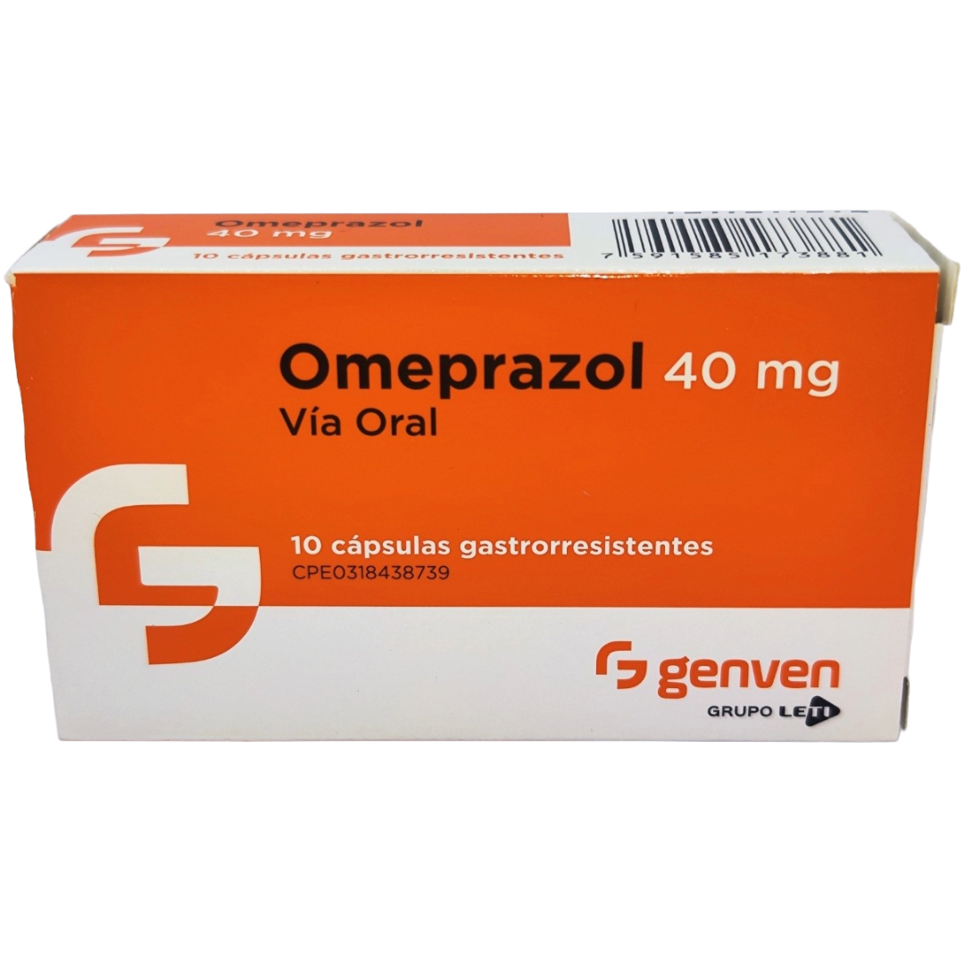 OMEPRAZOL 40MG X 10CAP GENVEN | FarmaBien
