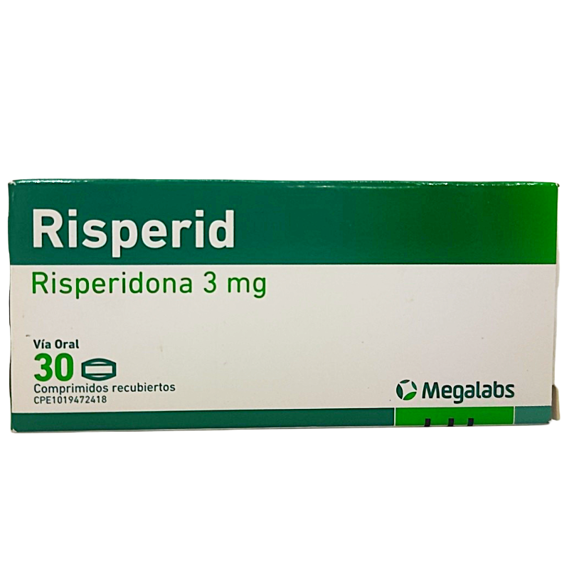 RISPERID 3MG x 30 COMP REC | FarmaBien