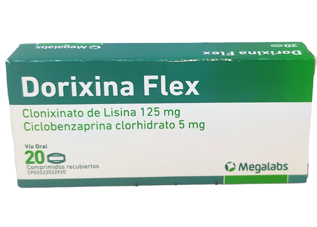 DORIXINA FLEX 125MG-5MG X 20COMP REC | FarmaBien