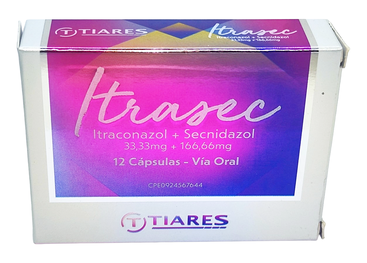 ITRASEC 33.33MG+166.6MG X 12 CAP | FarmaBien