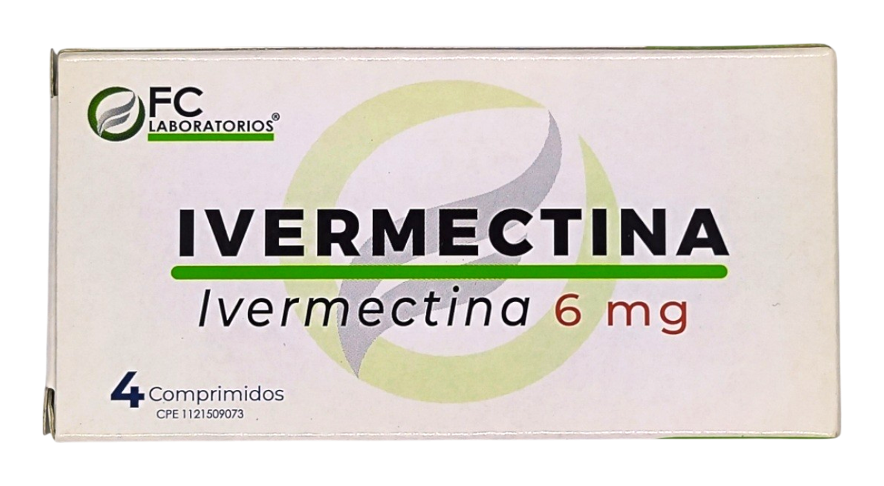 IVERMECTINA 6MG TAB X 4 | FarmaBien