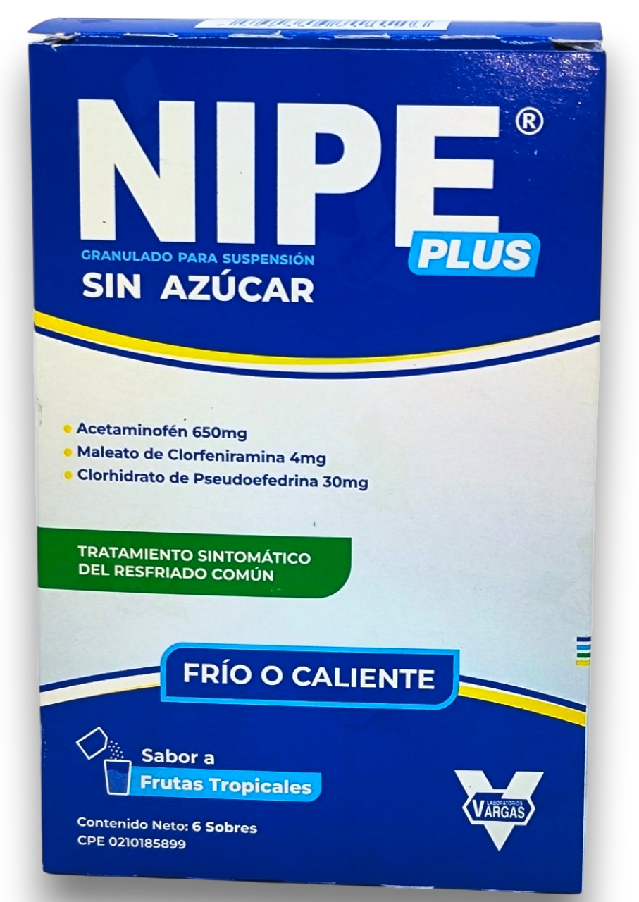 NIPE PLUS FRUTAS TROP GRAN X 6 SOBRES | FarmaBien