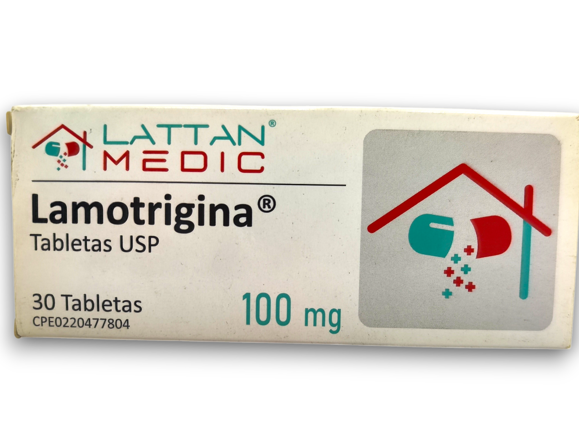 LAMOTRIGINA 100MG X 30TAB LATTAN MEDIC | FarmaBien
